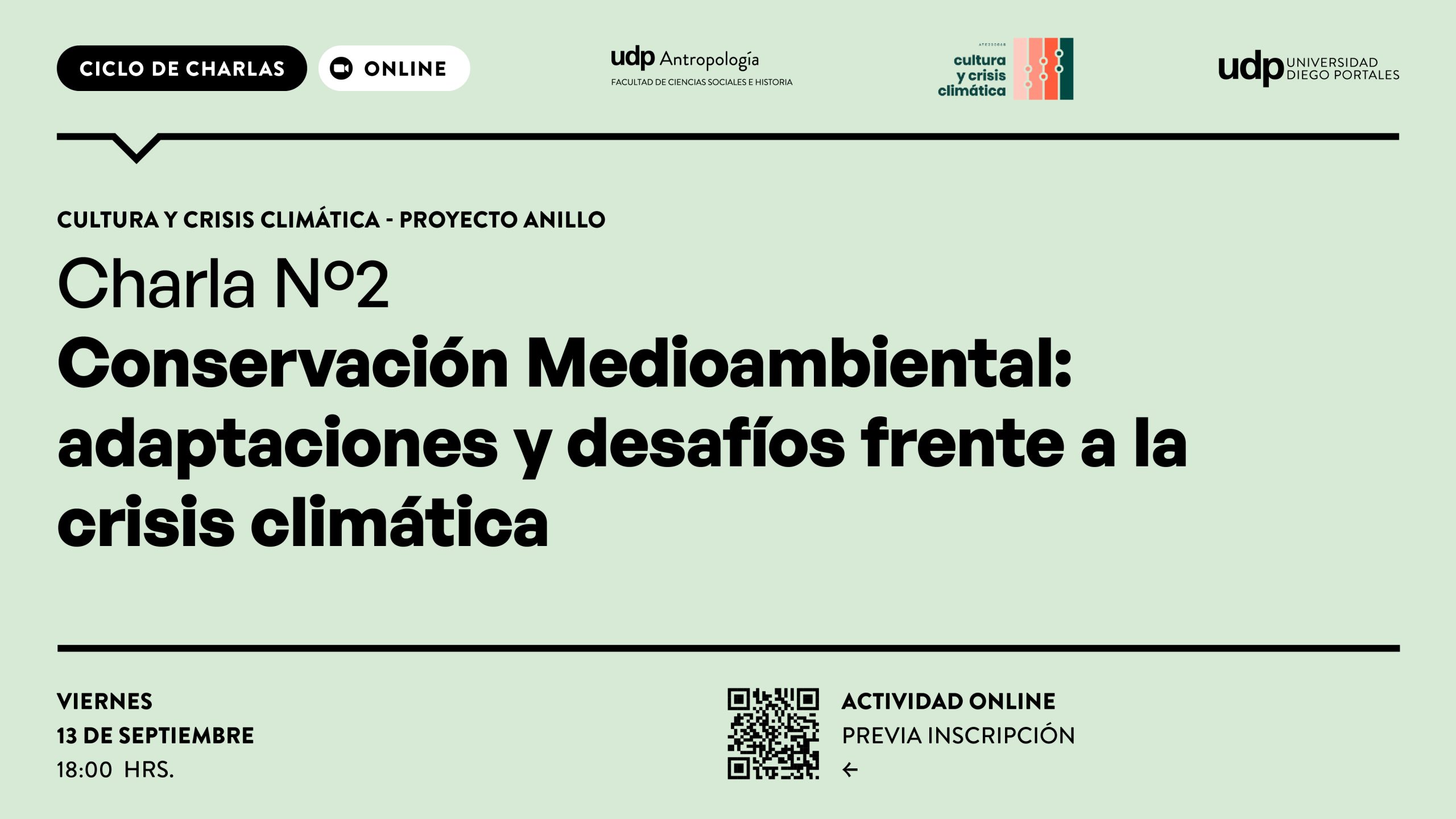 Ciclo de Charlas Cultura y Crisis Climática: Charla N° 2 “Conservación ...